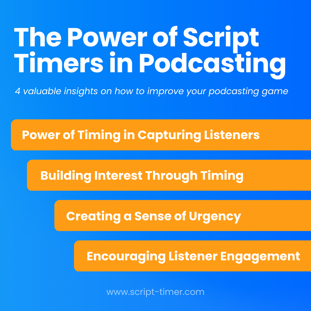 The Power of Script Timers in Podcasting
