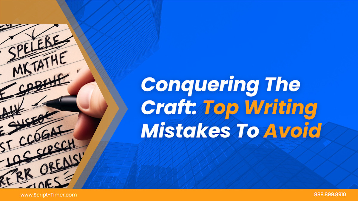 Conquering The Craft: Top Writing Mistakes To Avoid - SCRIPT TIMER